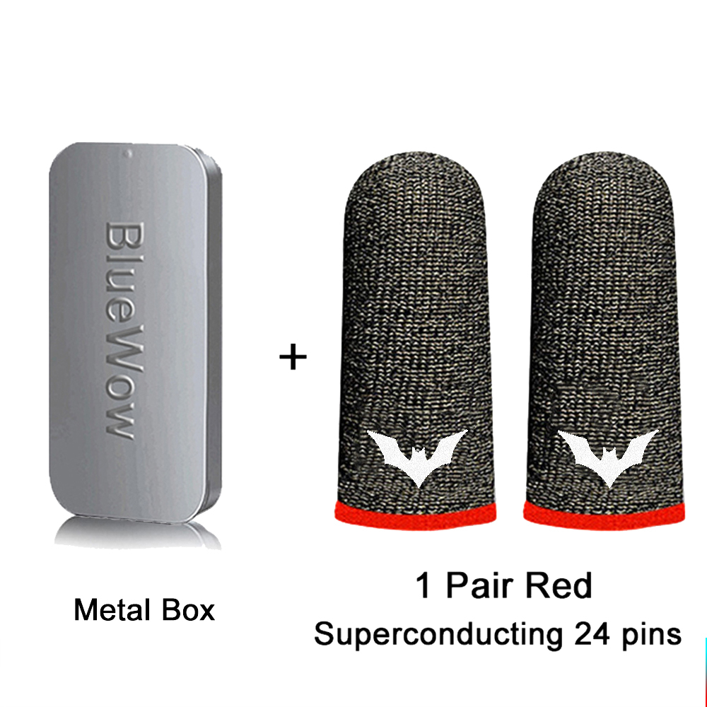 BlueWow 6 Finger 4 Buttons Game Trigger Joystick Aim Shooting for PUBG ...