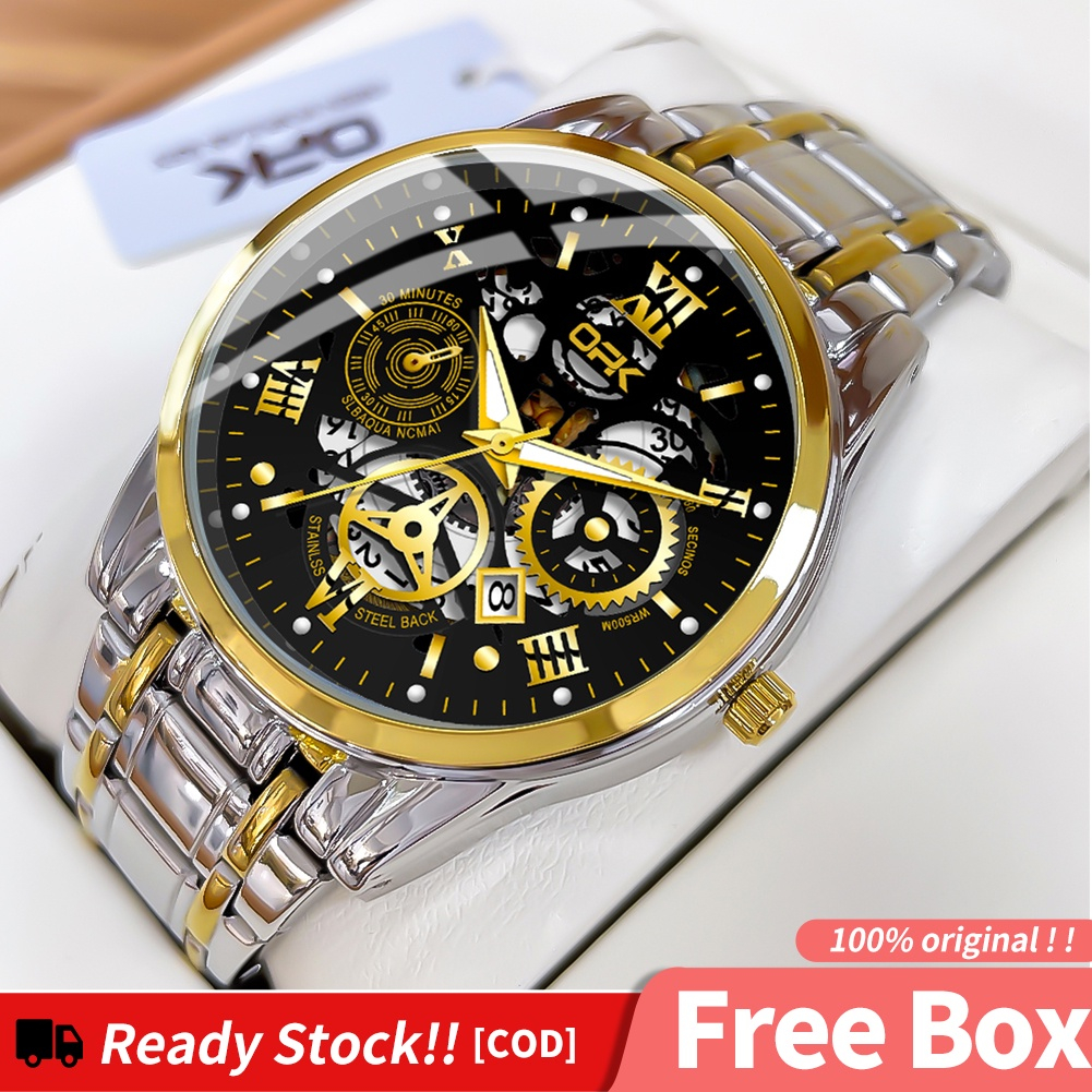 Opk Watch For Men Waterproof Original Relo Man Quartz With Box Fashion ...