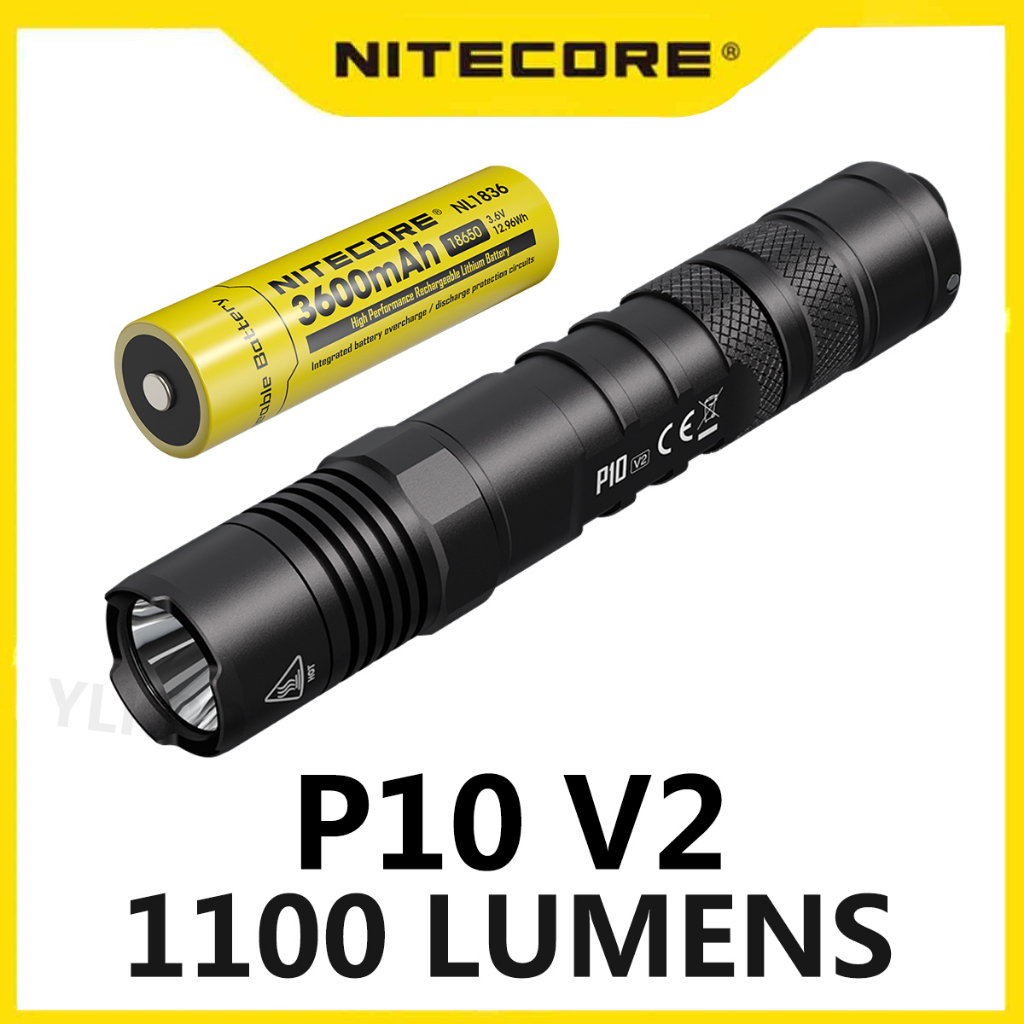 Original NITECORE P10 V2 1100 lumens CREE XP-L2 V6 LED for outdoor ...