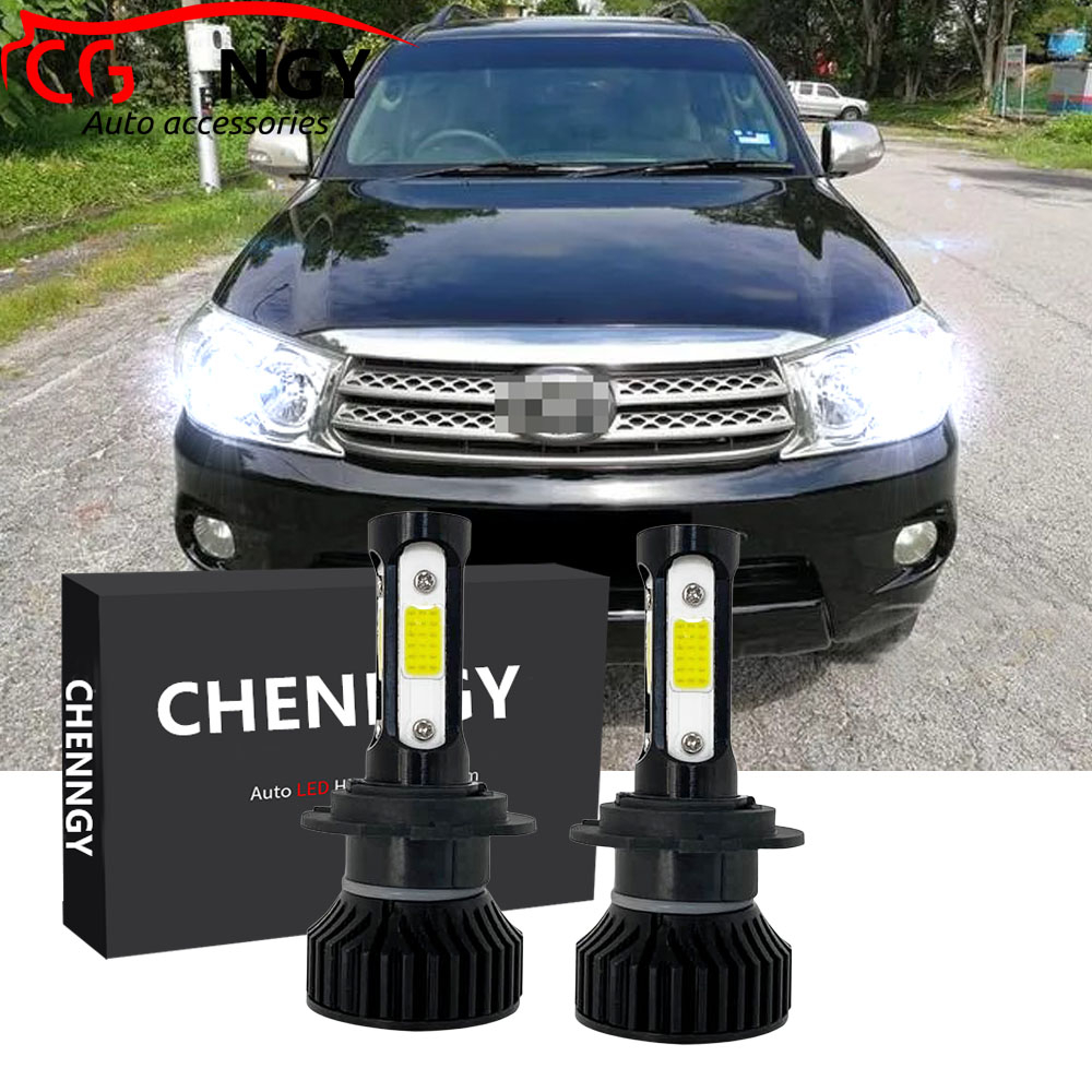 For Toyota Fortuner 2009 2010 2011 Front Car Headlight Lamp Bulbs - V4 ...