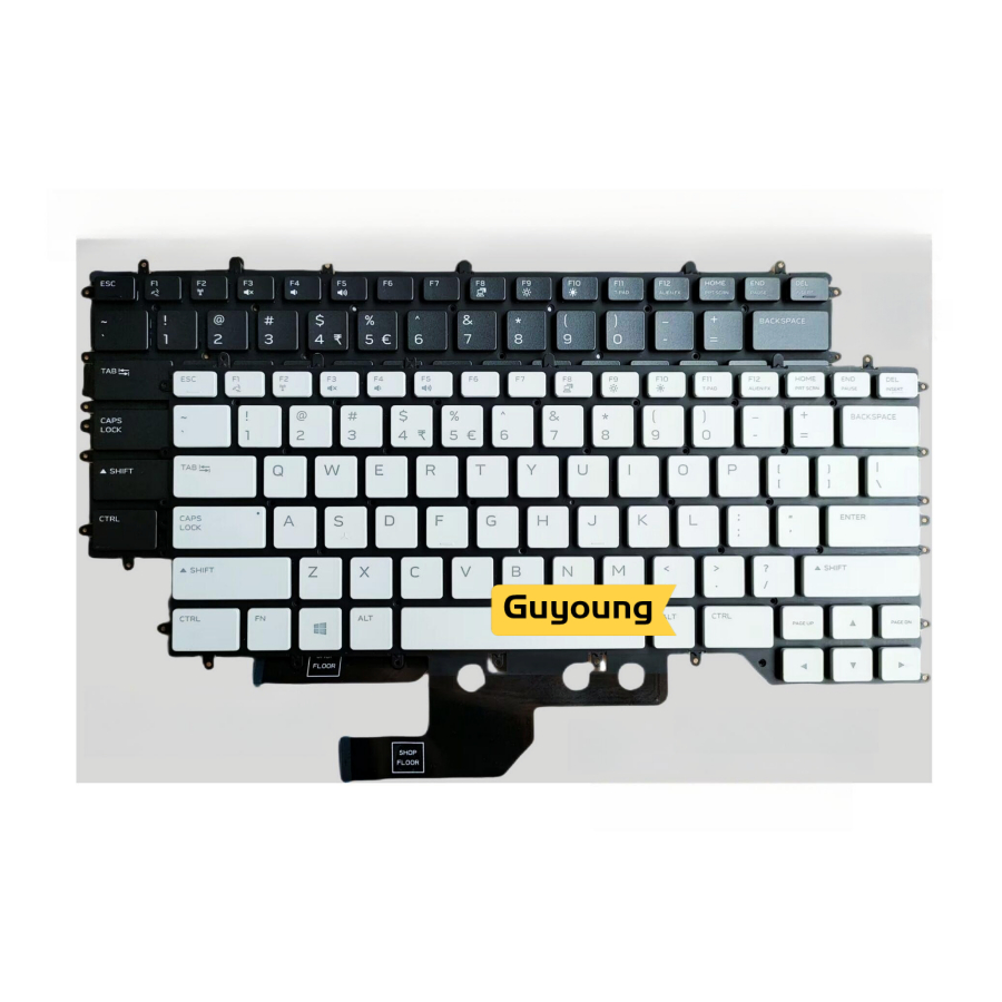 YJX US For Dell Alienware M15 R3 M15 R2 M17 R2 R3 R4 Laptop Keyboard ...