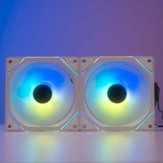 Jungle Leopard Interstellar CPU Fan ARGB 120mm White Prism Lian li Same ...