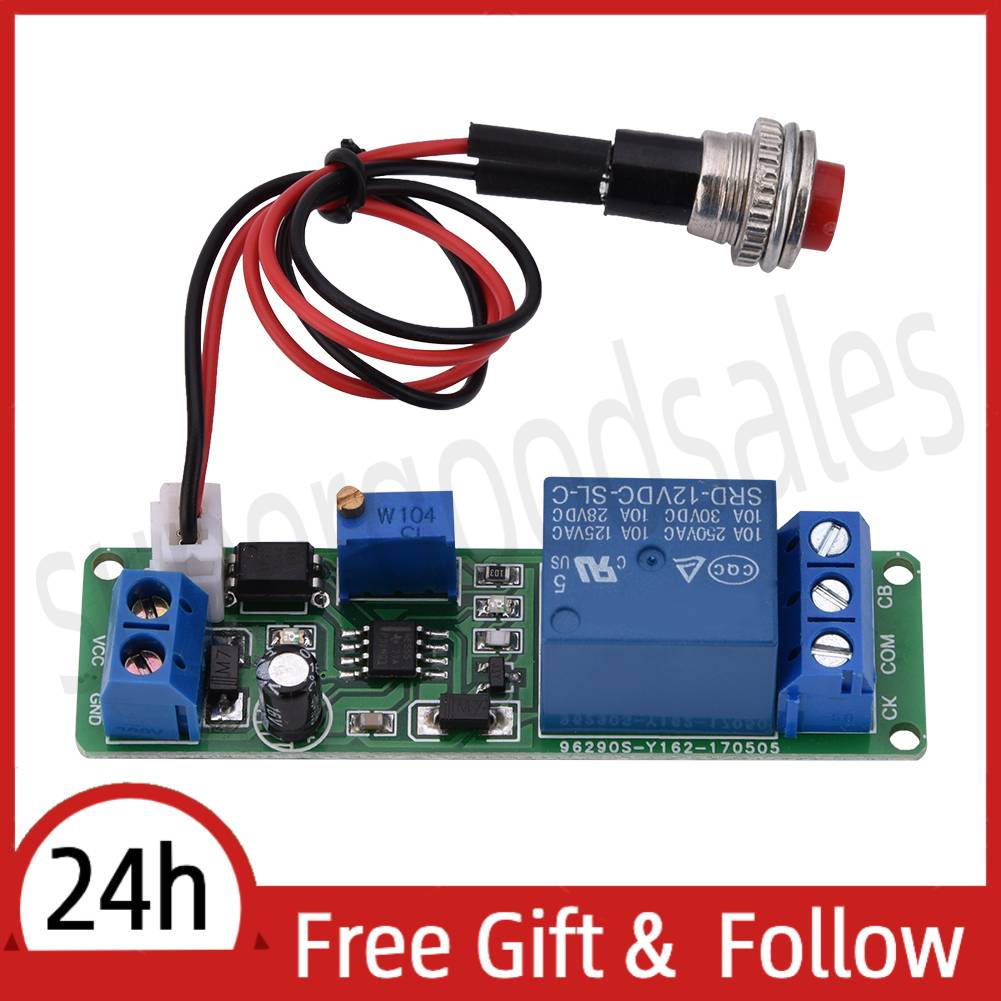 DC 12V Adjustable Timer Delay Turn OFF Module Timing Relay Time Switch 1~10sec | Shopee Philippines