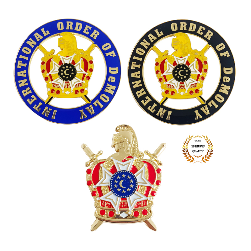 High Quality Full Solid International Order Of DEMOLAY Emblem ...