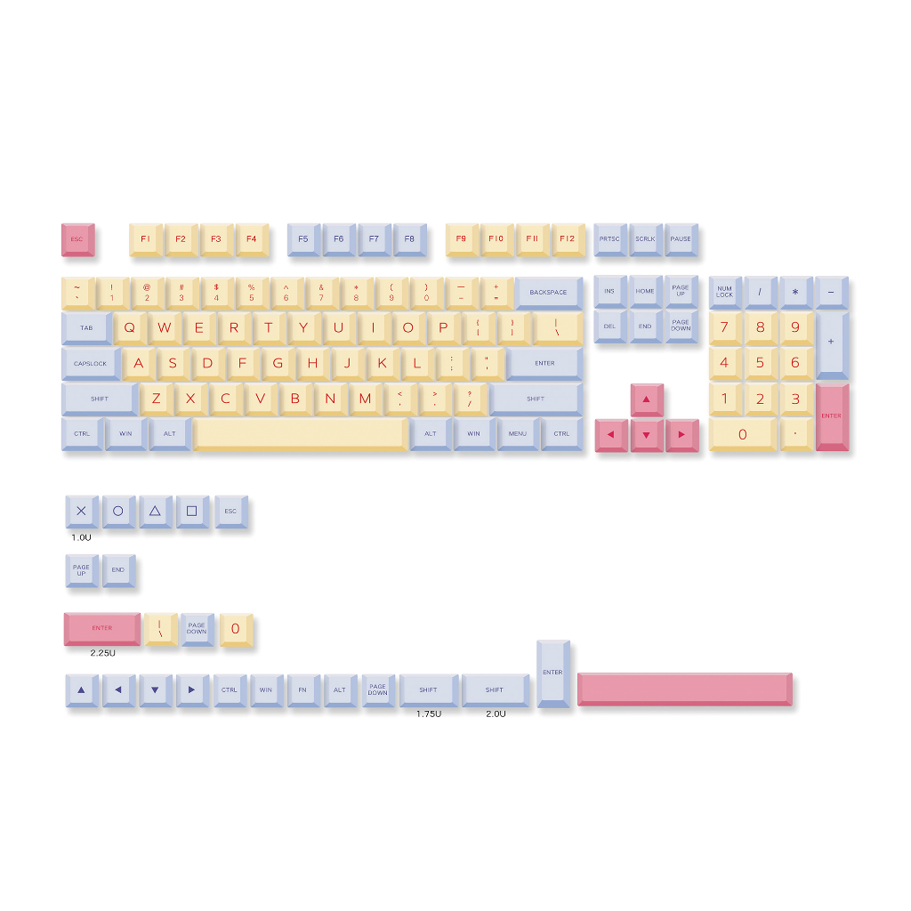 Macaron Mechanical Keyboard Cover Is Suitable For All Rk Keyboards ...