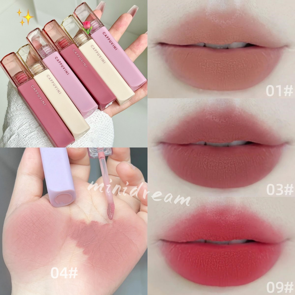 COD CAPPUVINI velvet matte lip tint waterproff long lasting liquid ...