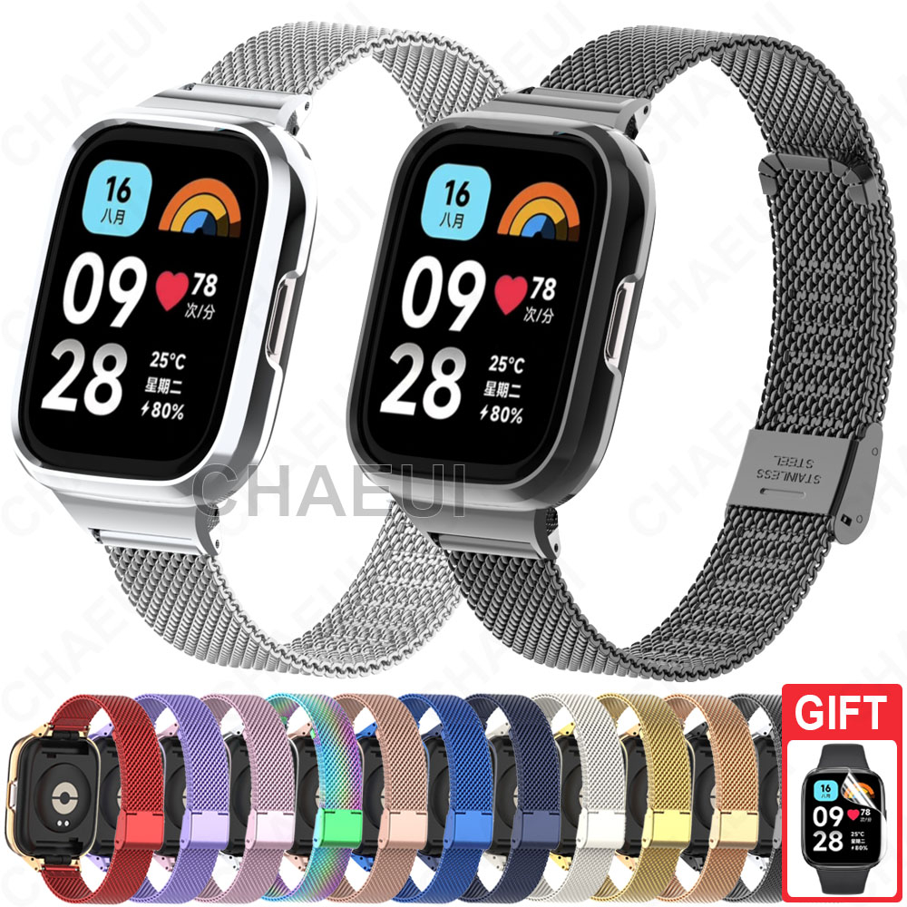 Stainless Steel Strap Band Metal Bracelet for Redmi Watch 5 4 3 Active ...