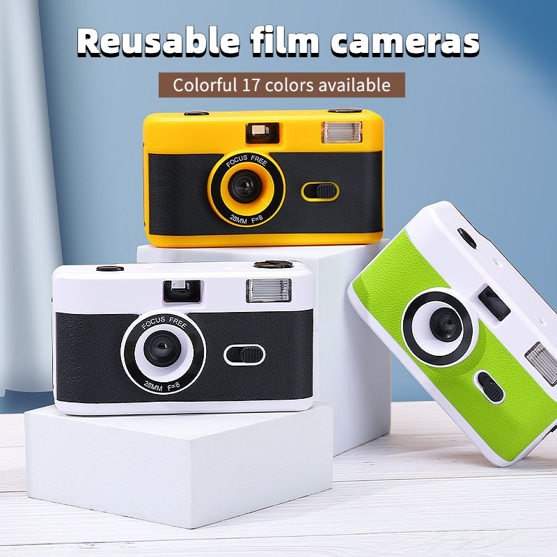 vintage film camera manual film camera reusable film camera with flash ...