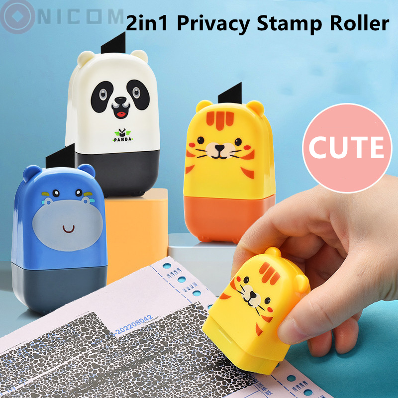 Privacy Stamp Roller-Type Random Code Painting Pen Express Unpacking ...