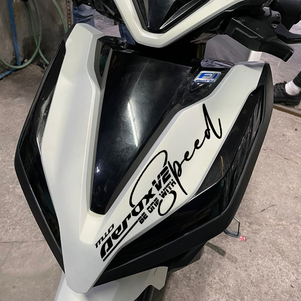 Aerox Version 2 Sticker - Be one with Speed, Waterproof, Cut out ...