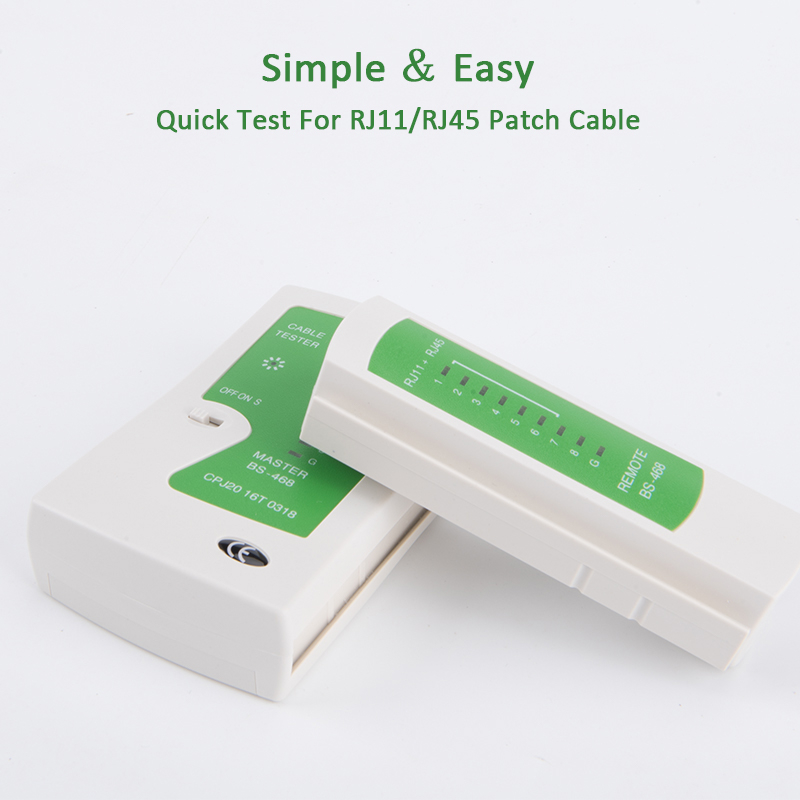 WZ-468L Network Telephone RJ11 RJ12 RJ45 LAN Cable Tester Supports Test ...