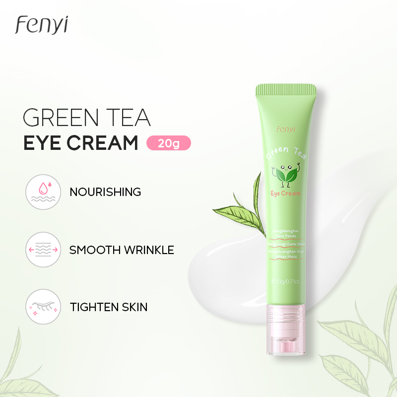 Fenyi Green Tea Eye Cream Reduce Dark Circles Panda Eye With Triple ...