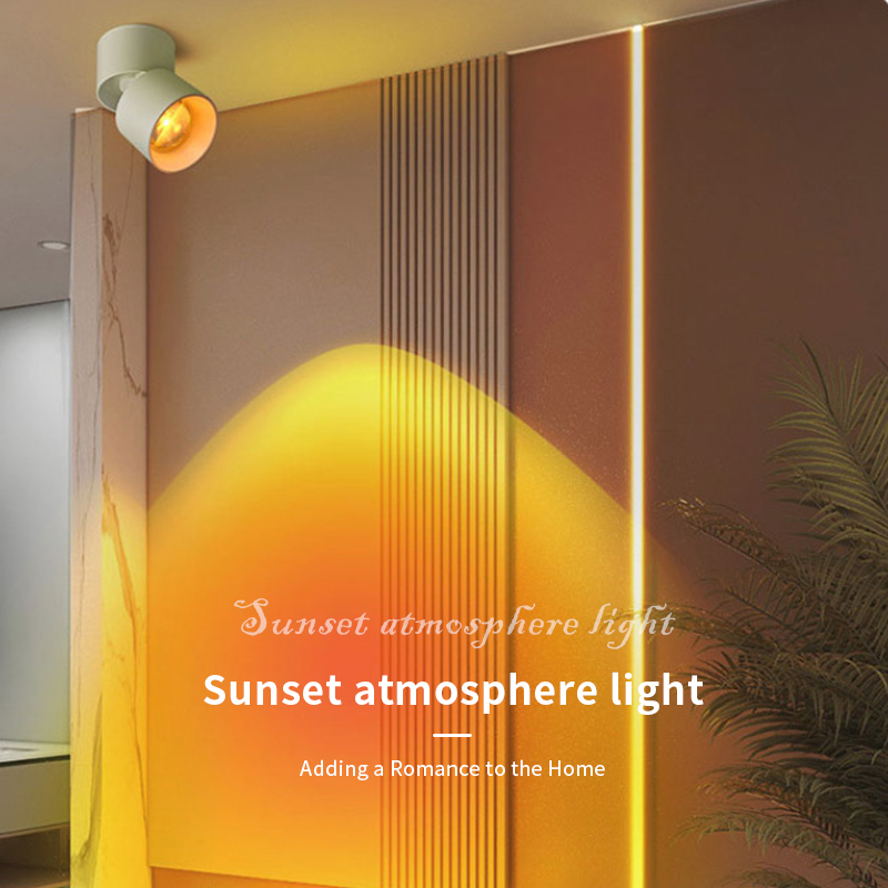 Sunset spotlight Surface mounted LED ceiling track light Recessed ...