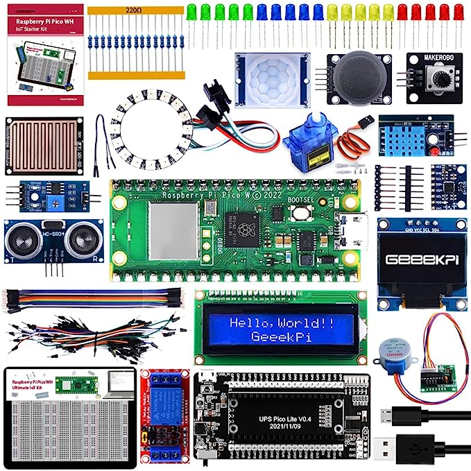 52pi Raspberry Pi Pico W Ultimate Kit With Raspberry Pi Pico W With 8926
