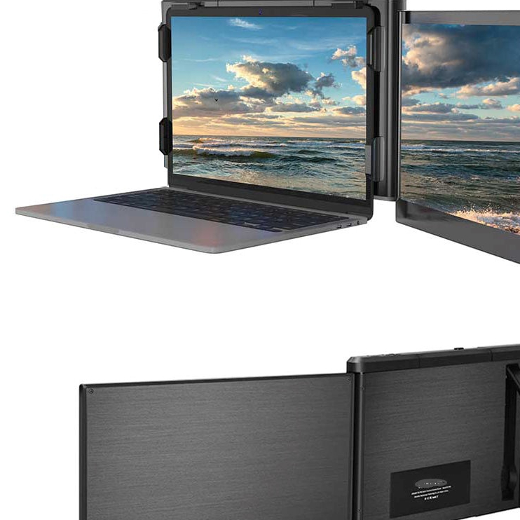 P1 PLUS 13.3'' Inches Dual-Screen Portable Monitor for Laptop 13.3 ...
