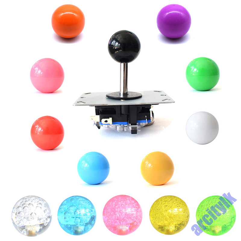 Arcade Joystick Ball Top Handle Crystal Bubble Rocker Balltop Head for ...