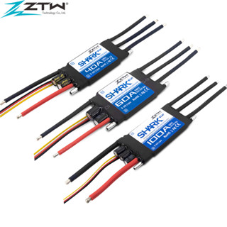 ZTW 32-Bit ESC Shark G2 20A/30A/40A/50A/60A/80A/100A 2-6S SBEC 5V/6V 8A ...