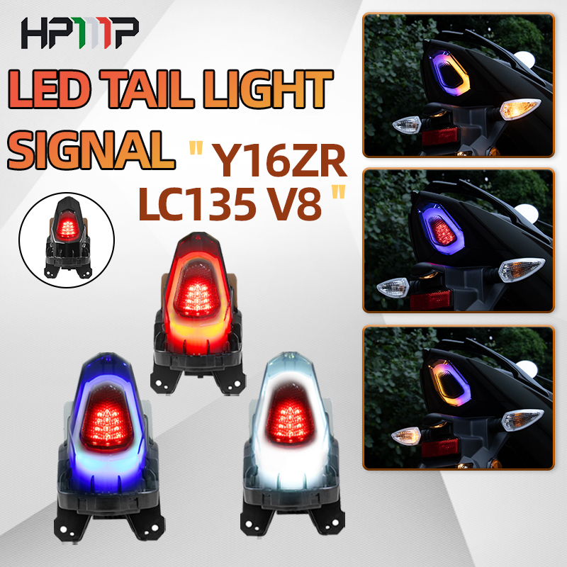 Y16ZR LC135 FI V8 LED Tail Light Brake Light Signal Tail Light Brake ...
