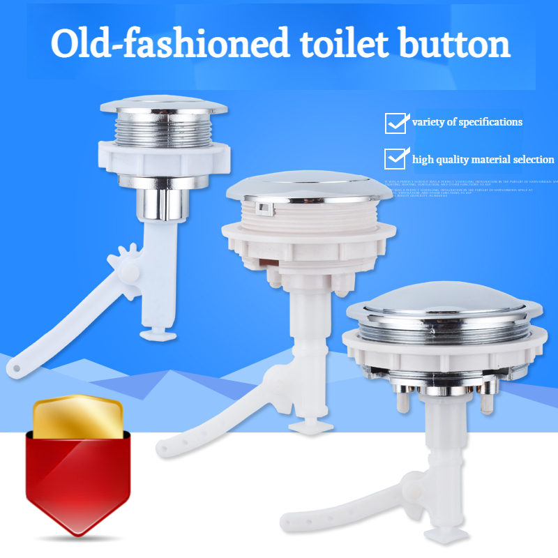 Toilet water tank single button old-fashioned toilet flush button ...