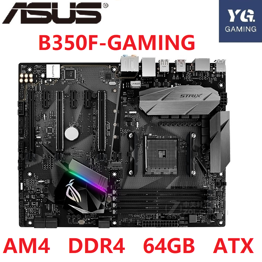 ROG STRIX B350-F GAMING Motherboard AMD B350 B450 socket AM4 support ...