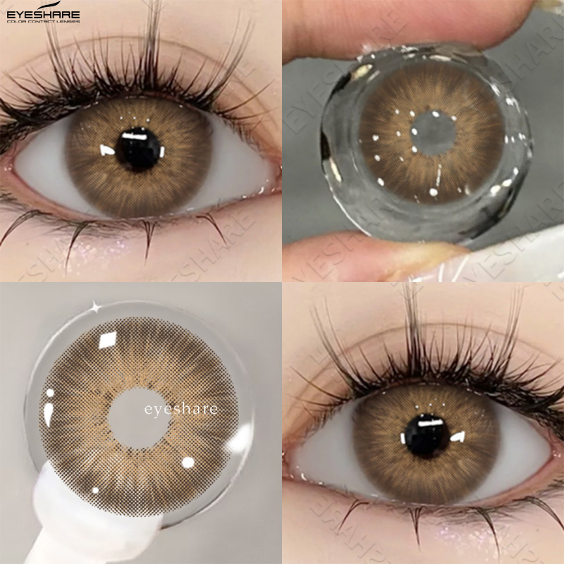 Eyeshare Natural Contact Lens Brown Pattaya Series Yearly Contact Lens ...