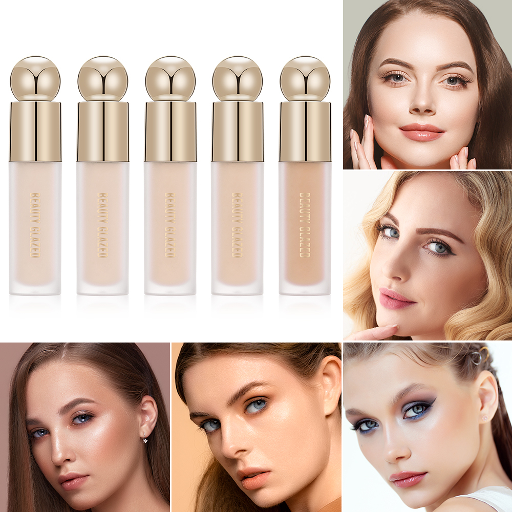 BEAUTY GLAZED Matte Full Coverage Liquid Concealer 24 Hours Smooth ...
