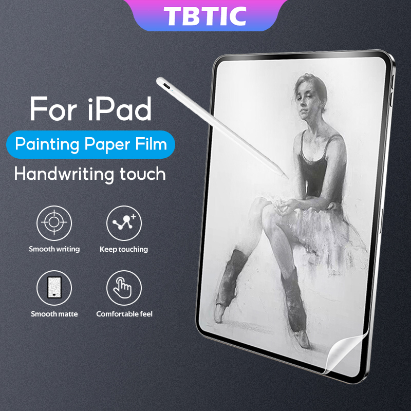 TBTIC Matte Paper Like Screen Protector For iPad Air 7 M3 2025 11th A16 ...