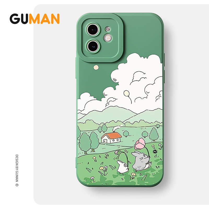 GUMAN Soft Silicone Cute ins Aesthetic Shockproof Phone Case Compatible ...