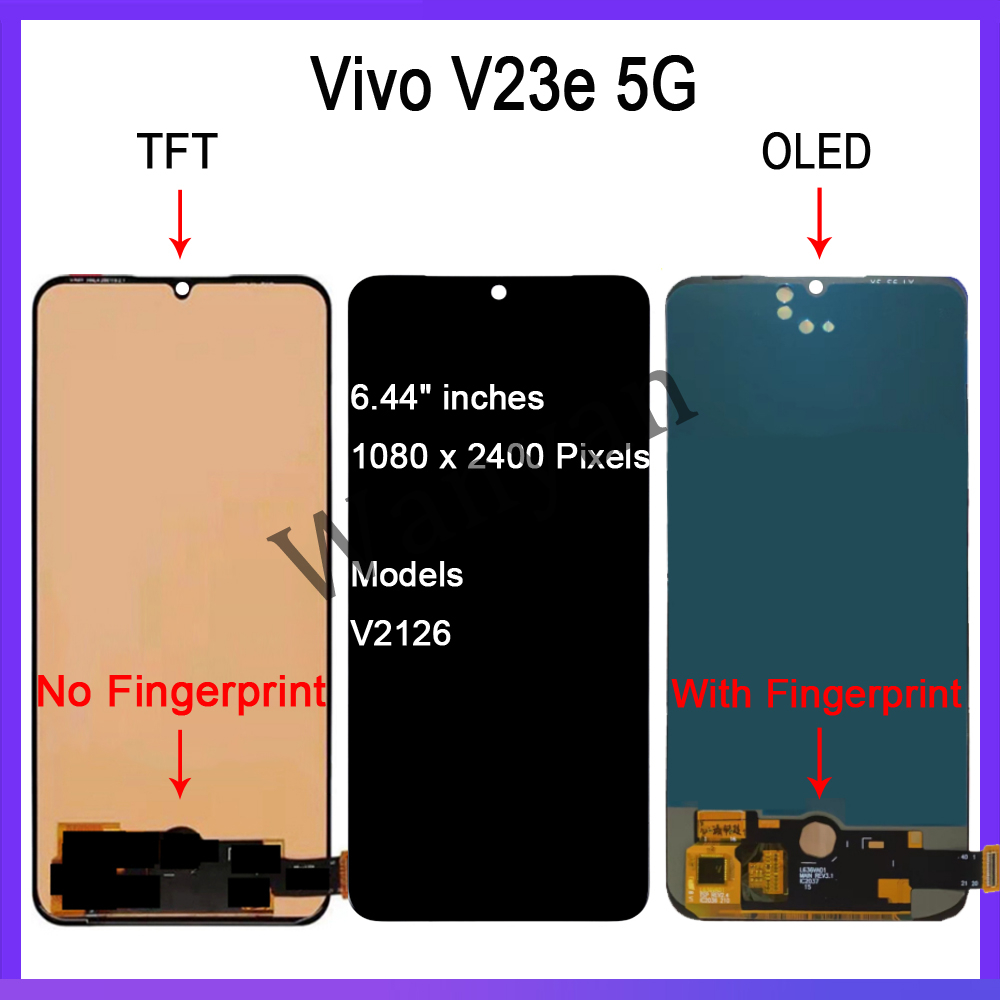 OLED Vivo V23 5G V23e 4G V23e 5G LCD Display Touch Screen Digitizer Replacement | Shopee Philippines