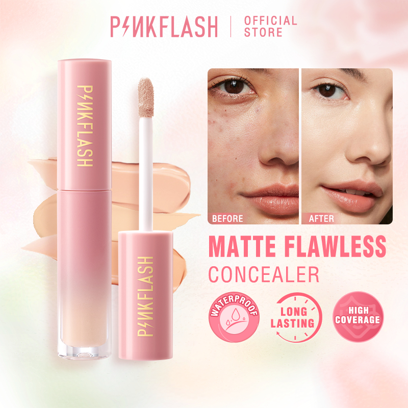 PINKFLASH Waterproof Concealer Liquid Face Highlight Long Lasting ...