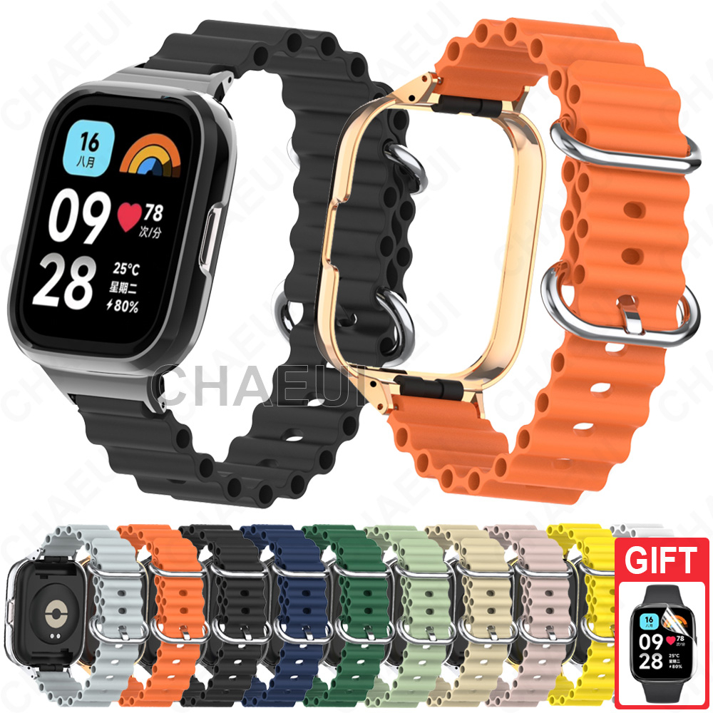 Silicone Band Strap Replacement Bracelet for Redmi Watch 3 Active 2 Lite / Poco Watch / Mi Watch ...