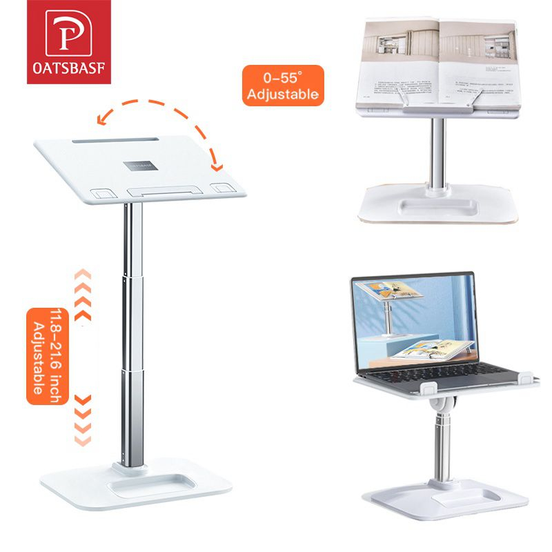 OATSBASF Portable Laptop Table Book Stand For Reading Foldable Tablet ...
