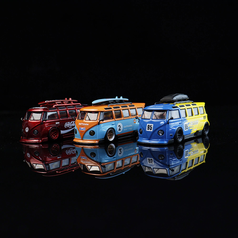 BSC 1:64 Model Car T1 Bus Alloy Die-Cast Vehicle-Gulf,Cola & Spoon ...