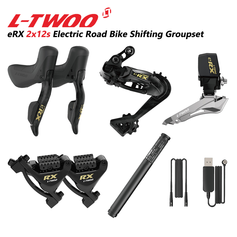 LTWOO ERX 2X12S Electric Road Bike Groupset Disc Hydraulic Brake Set ...