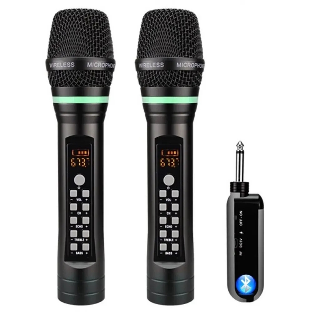 X-1 wireless microphone with one drag two U-segment K song universal ...