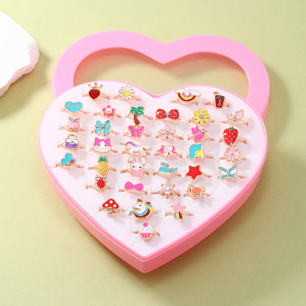 Kids Resin Cartoon Princess Ring, Little Girl Plastic Ring, Girl ...