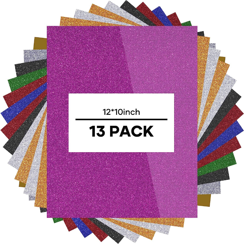 HTVRONT 13pcs Little Htv Sheets Heat Transfer Vinyl Press Film Paper ...