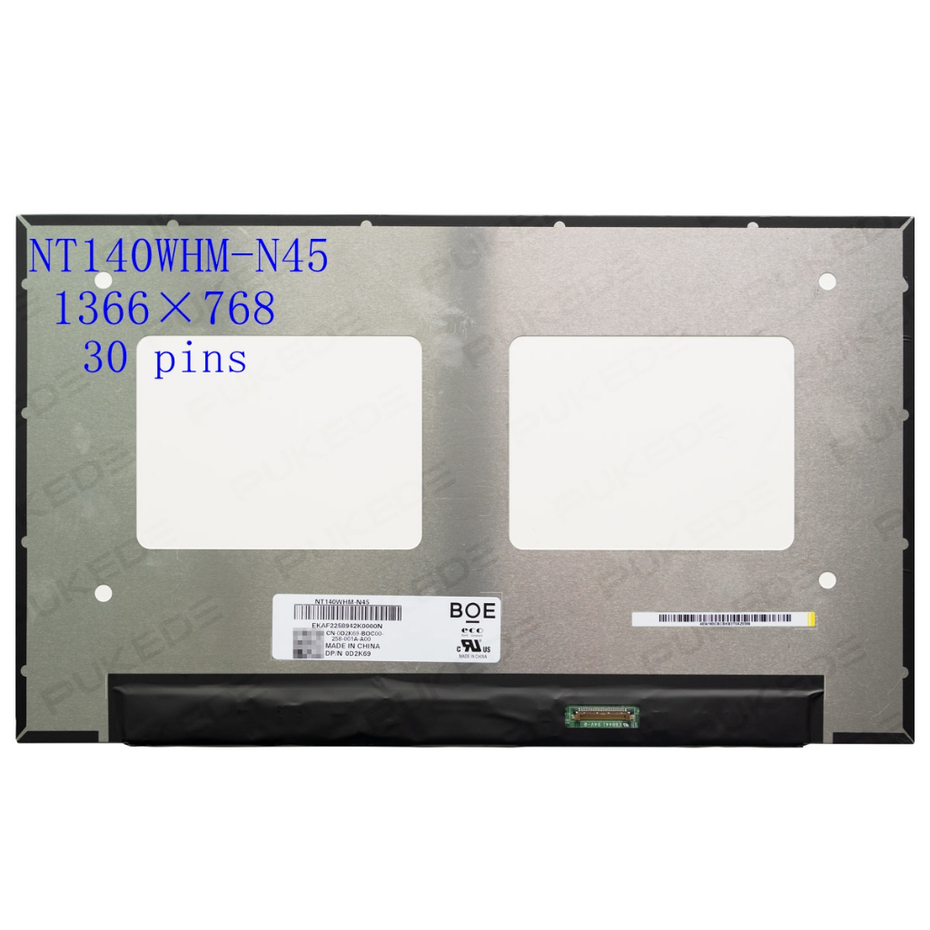 14.0" Laptop LCD Screen NT140WHM-N45 fit NT140WHM-N4T N140BGE-E54 for ...