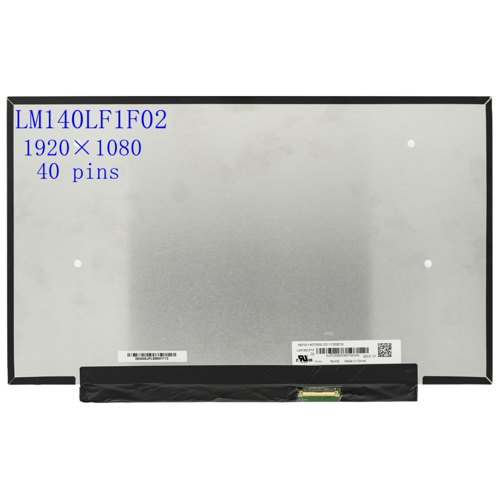14.0"inch 144Hz IPS Laptop LCD Screen LM140LF1F02 LQ140M1JW49 ...