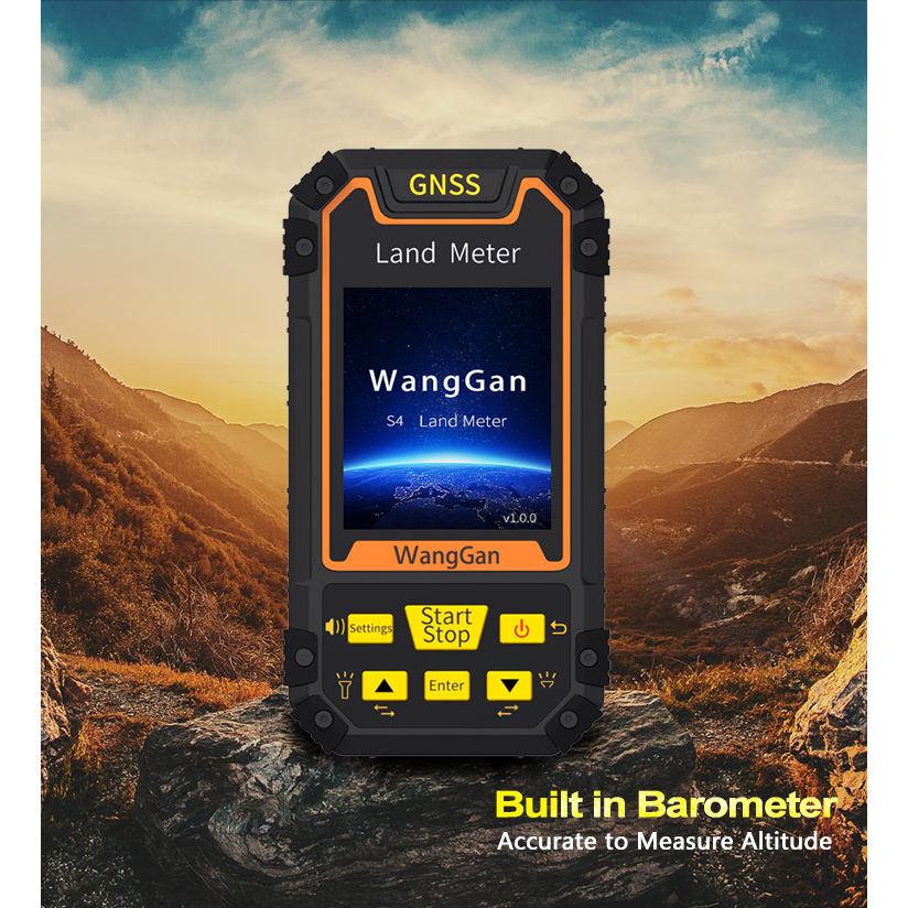 WangGan S4 Color Screen Acre Measuring Instrument with GPS Land Meter ...