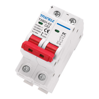TAXNELE 2P AC DC MCB 1000V Solar Mini Circuit Breaker 16A 25A 32A 63A for Photovoltaic PV System ...