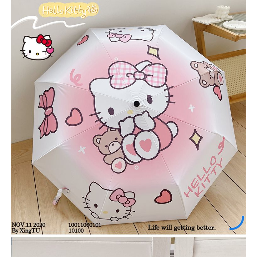 Sanrio Hello Kitty Umbrella Children's Umbrella Girls' Kindergarten ...