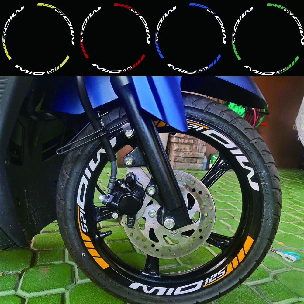 1 set mags decals mio i 125 rim sticker for motorcycle hub | Shopee ...