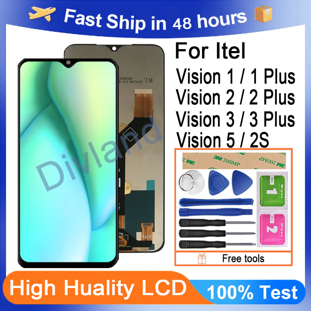 Original Itel Vision 1 Vision 1 Plus 1 Pro 2 2S 2 Plus 3 5 LCD Display ...