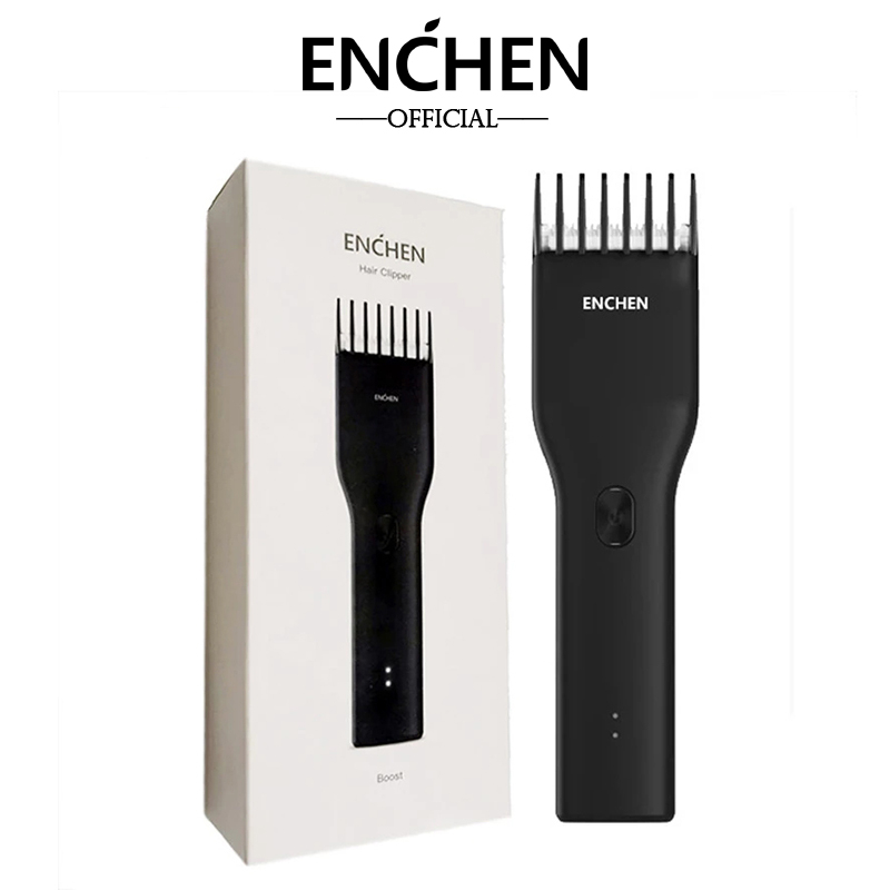 ENCHEN Hair Clipper Boost Electric Trimmers Portable Fast Charging ...