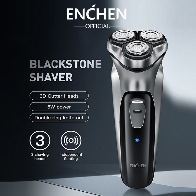 ENCHEN Blackstone Electric Face Shaver Razor With Extra Blade For Men ...