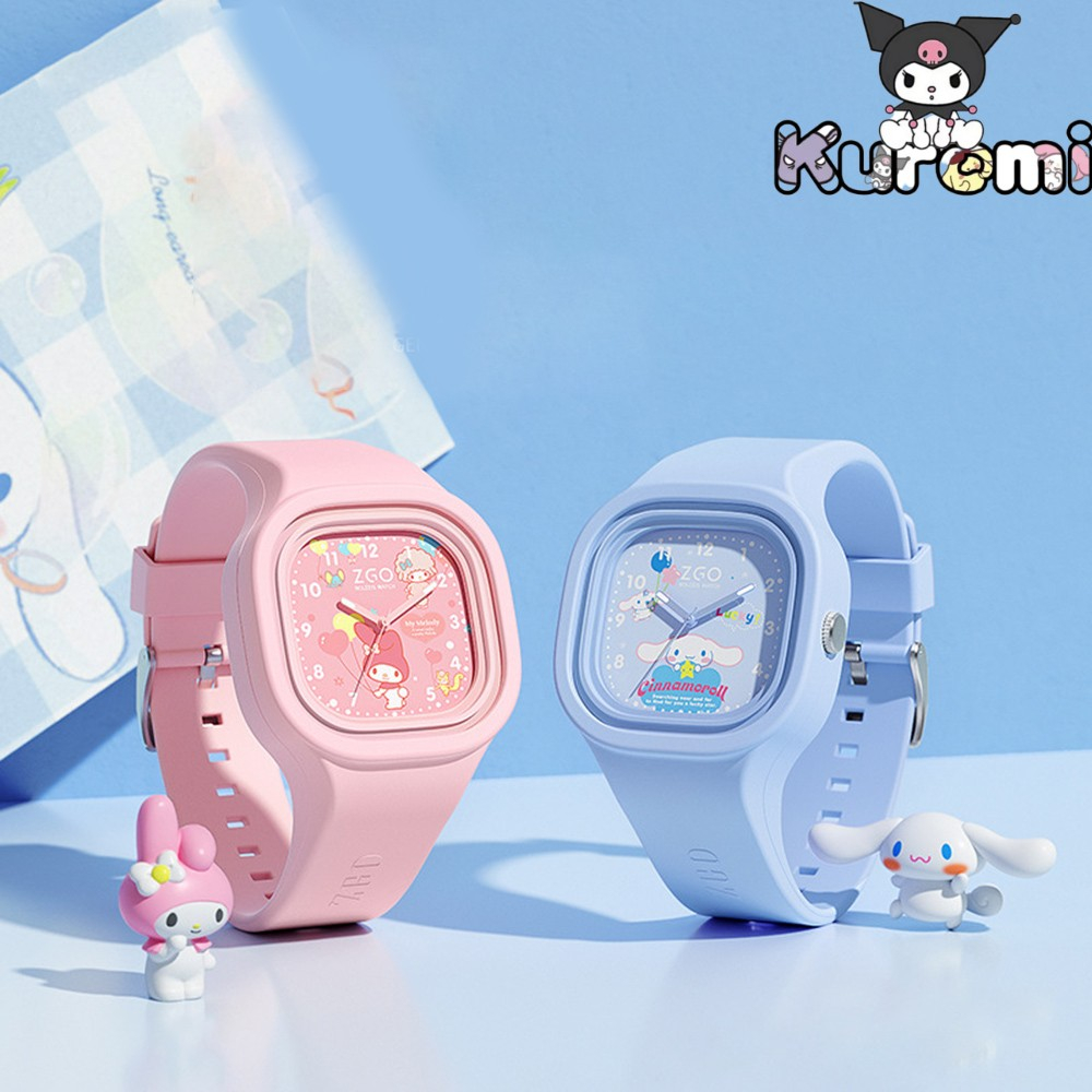 Sanrio Cartoon Hello Kitty Watch Kuromi Watch for Kids Cute Unicorn ...