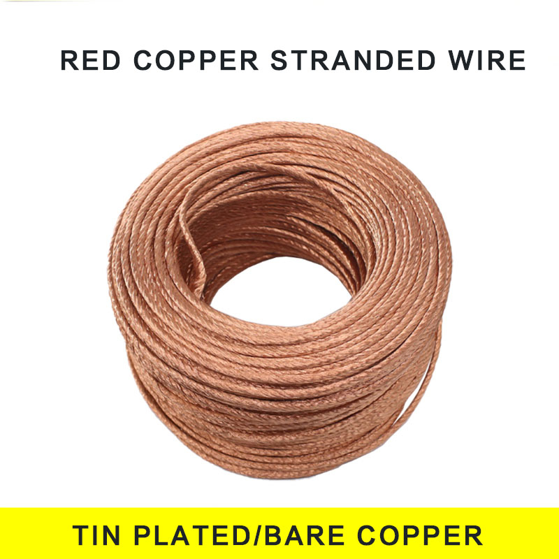 Copper Braided Belt Grounding Wire Bare Copper Wire Conductive Belt ...