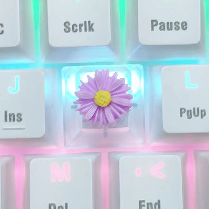 1pcs Keycap Cute Flower Suitable for Mechanical Keyboard Keycap W2DE ...