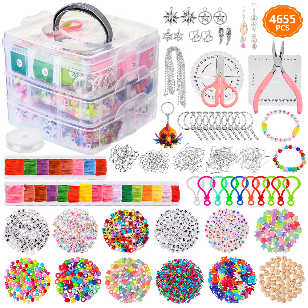 Complete Bead Kit for Jewelry Making Bracelets | Shopee Philippines